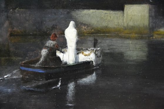 Arnold Böcklin, Die Toteninsel – blindbild