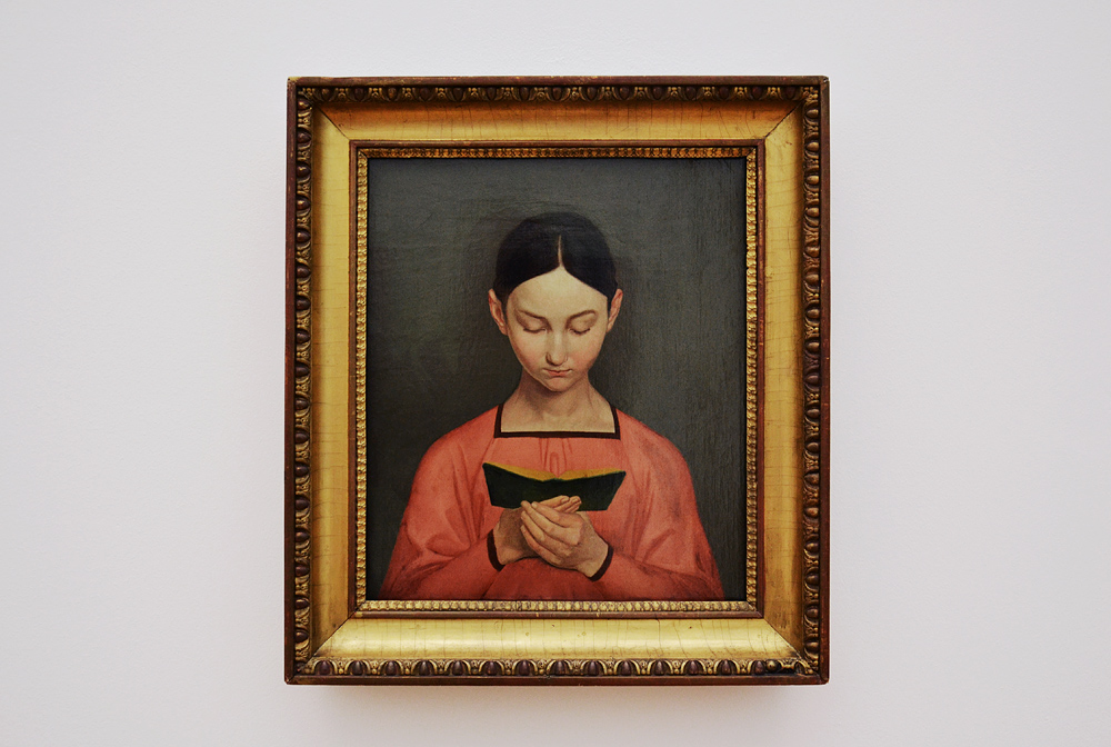 Gustav Adolph Hennig, Lesendes Mädchen – blindbild