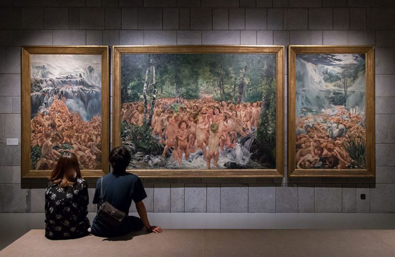 Léon Frédéric, The Stream – blindbild