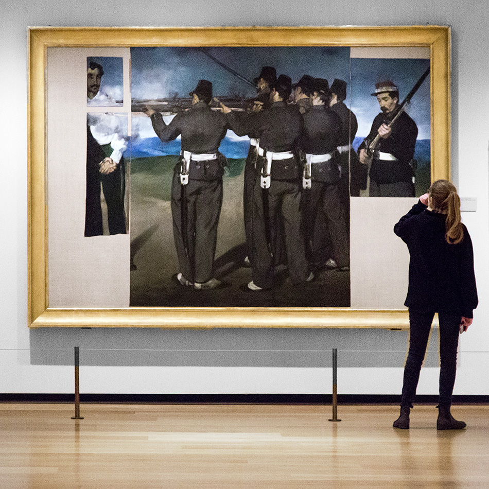 Edouard Manet, The Execution of Maximilian – blindbild
