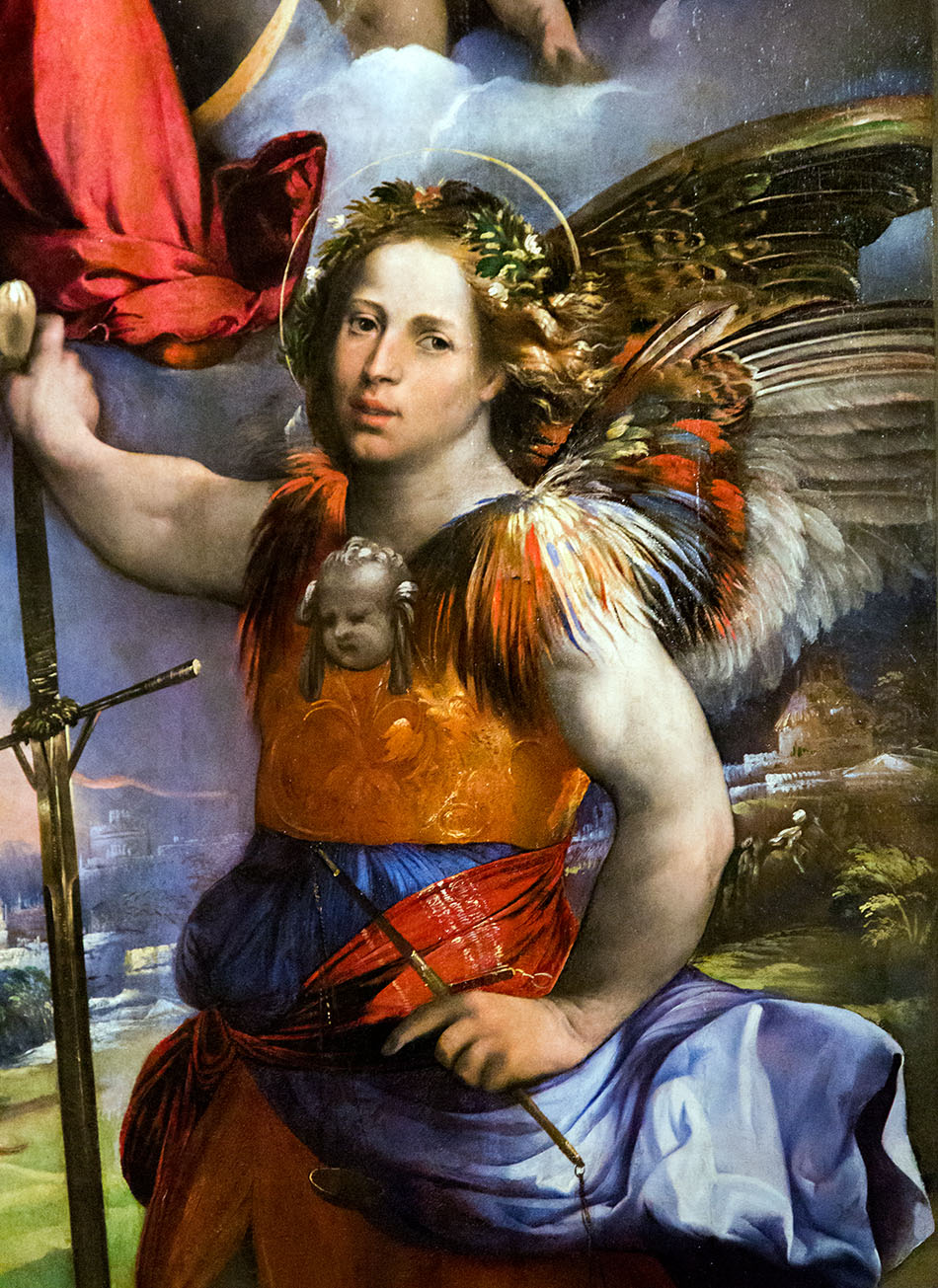 Dosso Dossi, Madonna and Child between Saints George and Michael ...