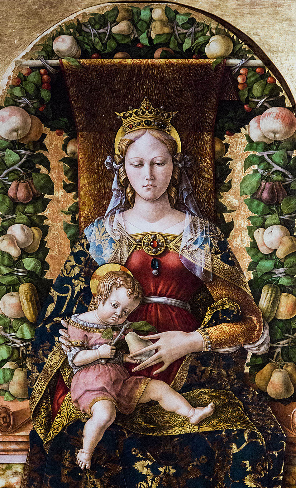 Carlo Crivelli, Madonna and Child with St. Peter and St. Paul, St ...